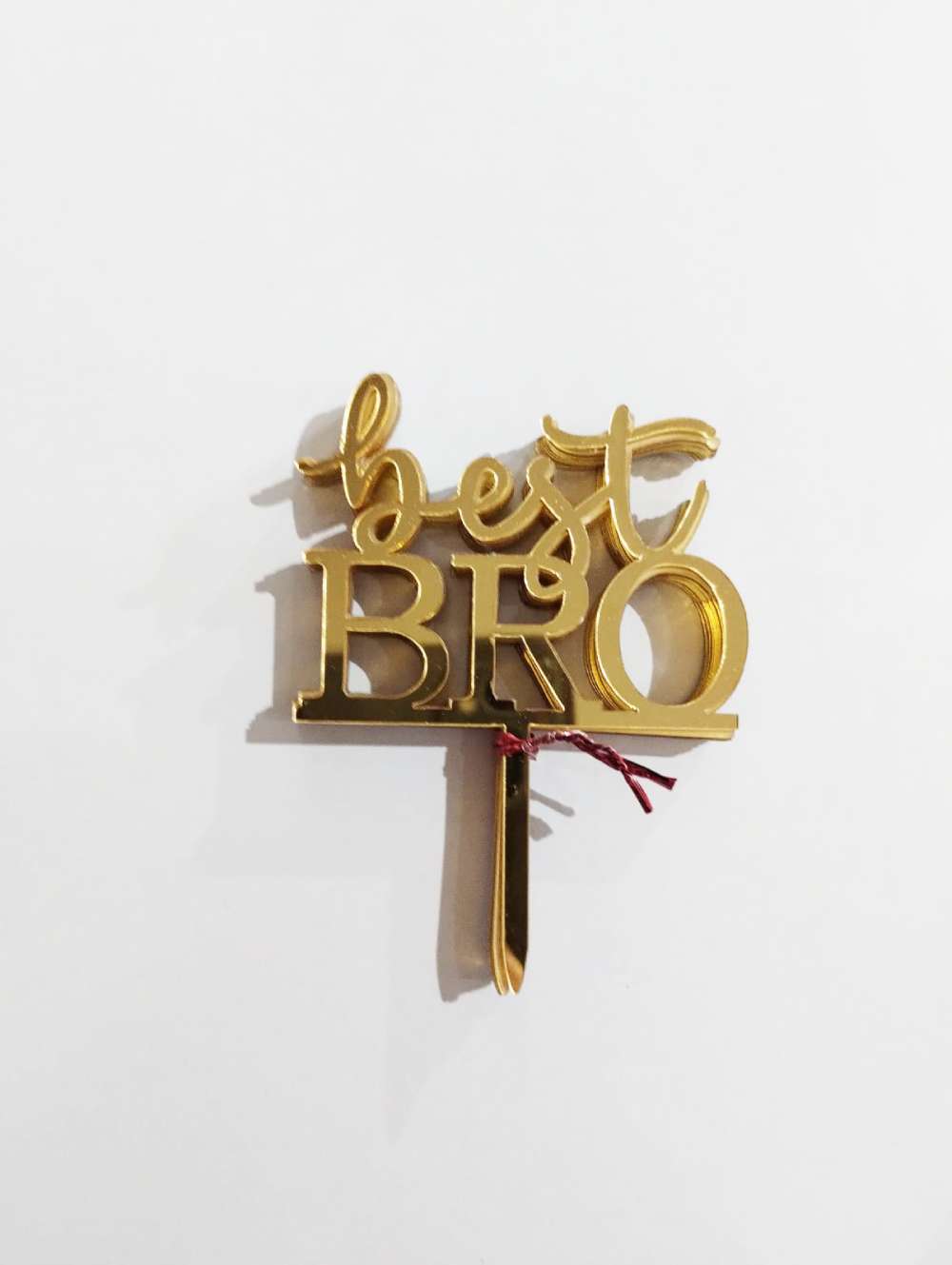 Best Bro 3 Inch Acrylic Topper Pack Of 10pcs - Bakesto