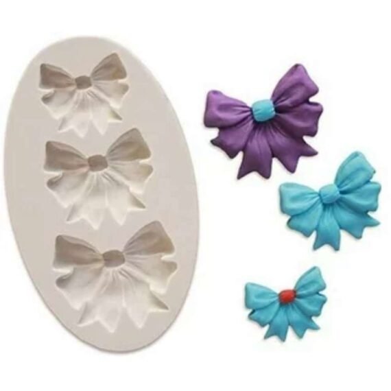 Silicone Fondant Mould Bow - Bakesto