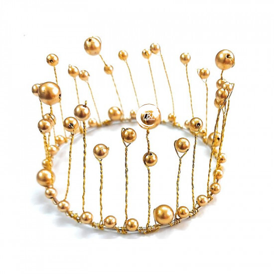 Golden Crown Cake Topper - Bakesto